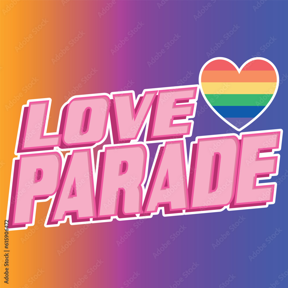 Pride gradient background with LGBTQ pride. Annual summer gay parade ...