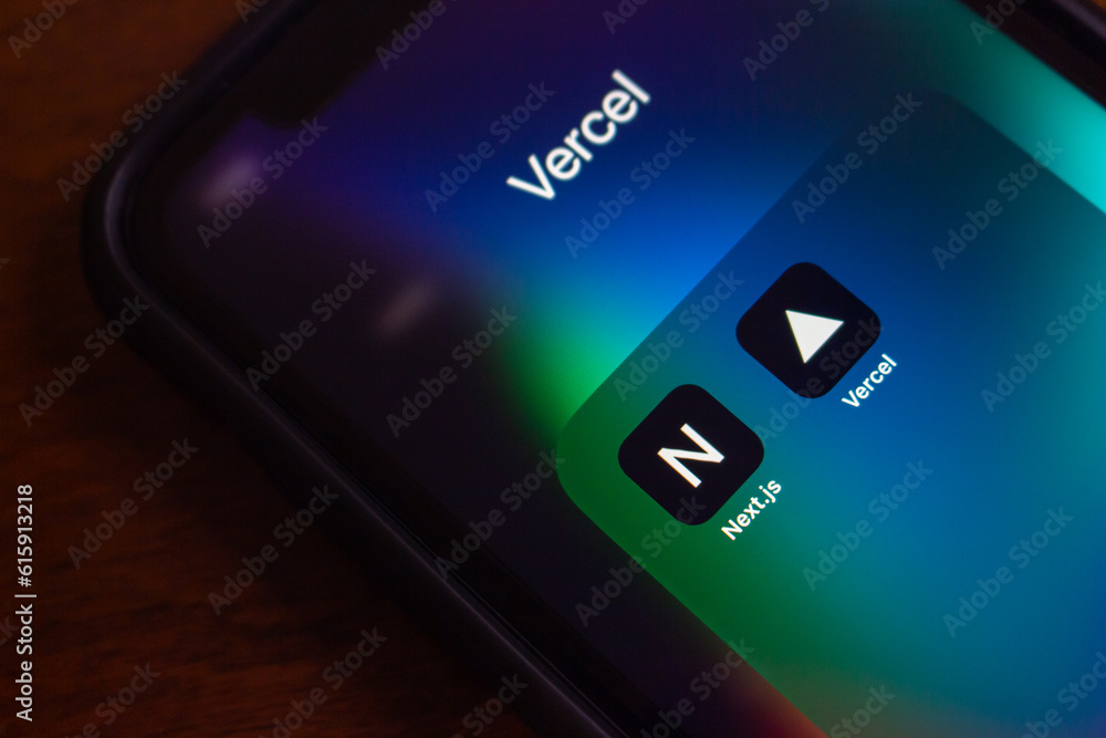 Vancouver, CANADA - Jun 19 2023 : Conceptual image of Next.js and ...