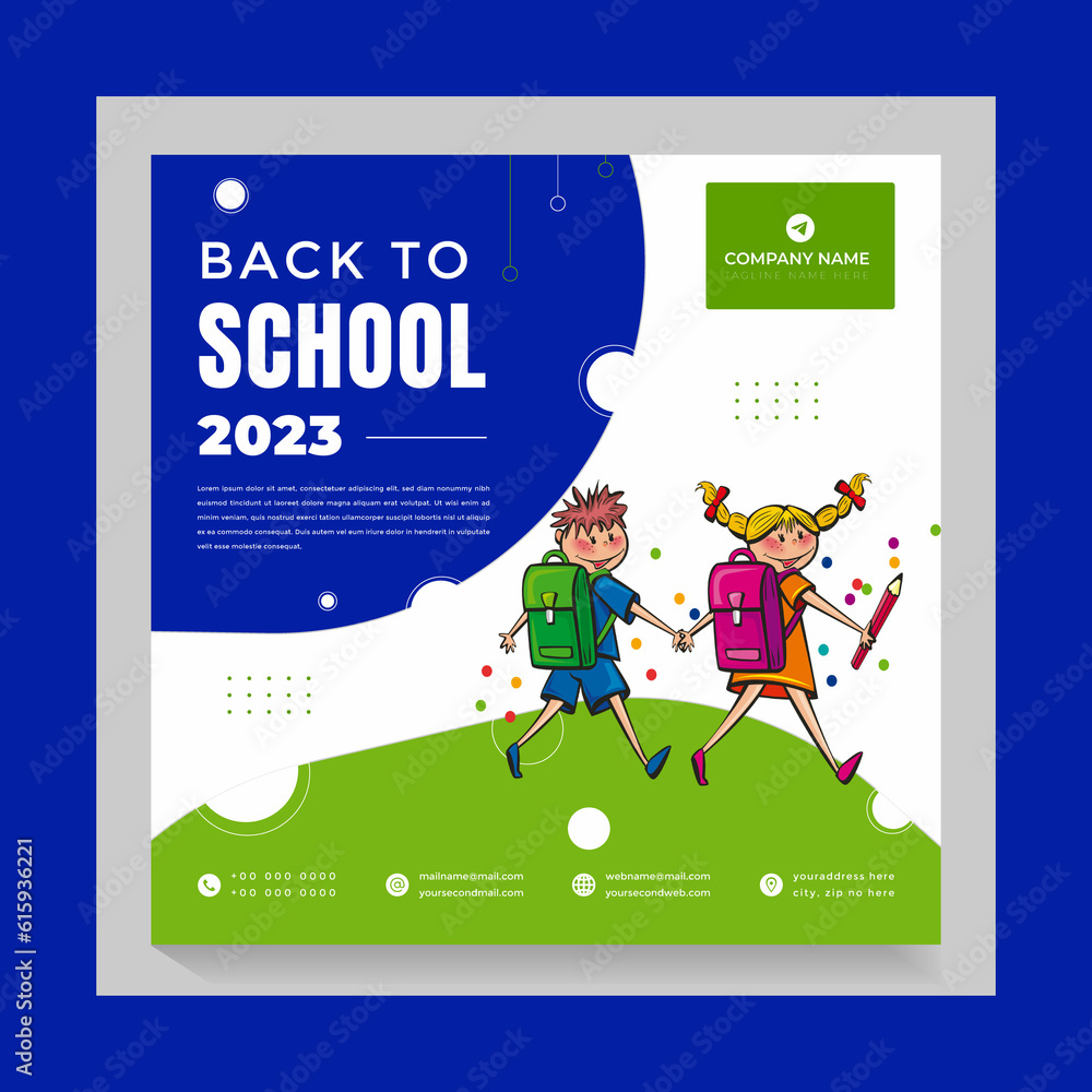 Informative social media post design for your school, College also for ...