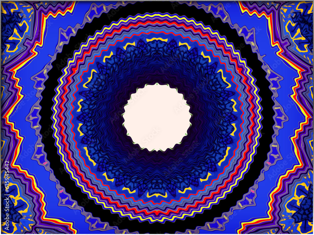 Abstract, Multiple Serrated Circles, 3d, Swirl, Pattern and Shapes ...