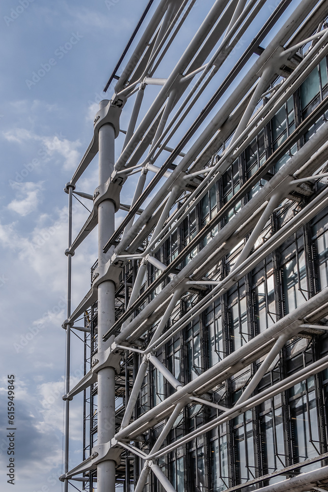 Paris. France - MAY 13, 2023: Fragments of Paris Centre Georges ...