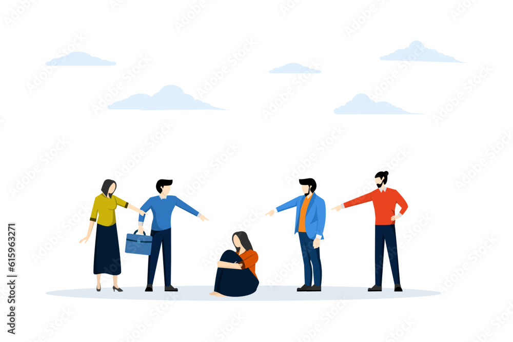 unpleasant behavior, toxic company culture. bullying problem, female ...