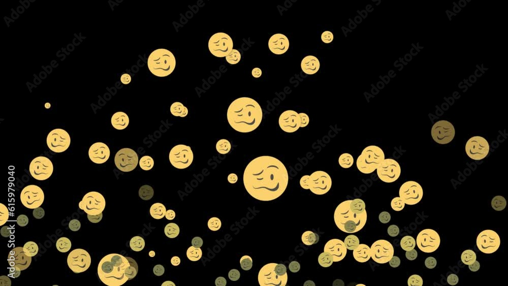 Angry, surprised emoticon, sad, blowing, emoji, animated, vector, shape ...