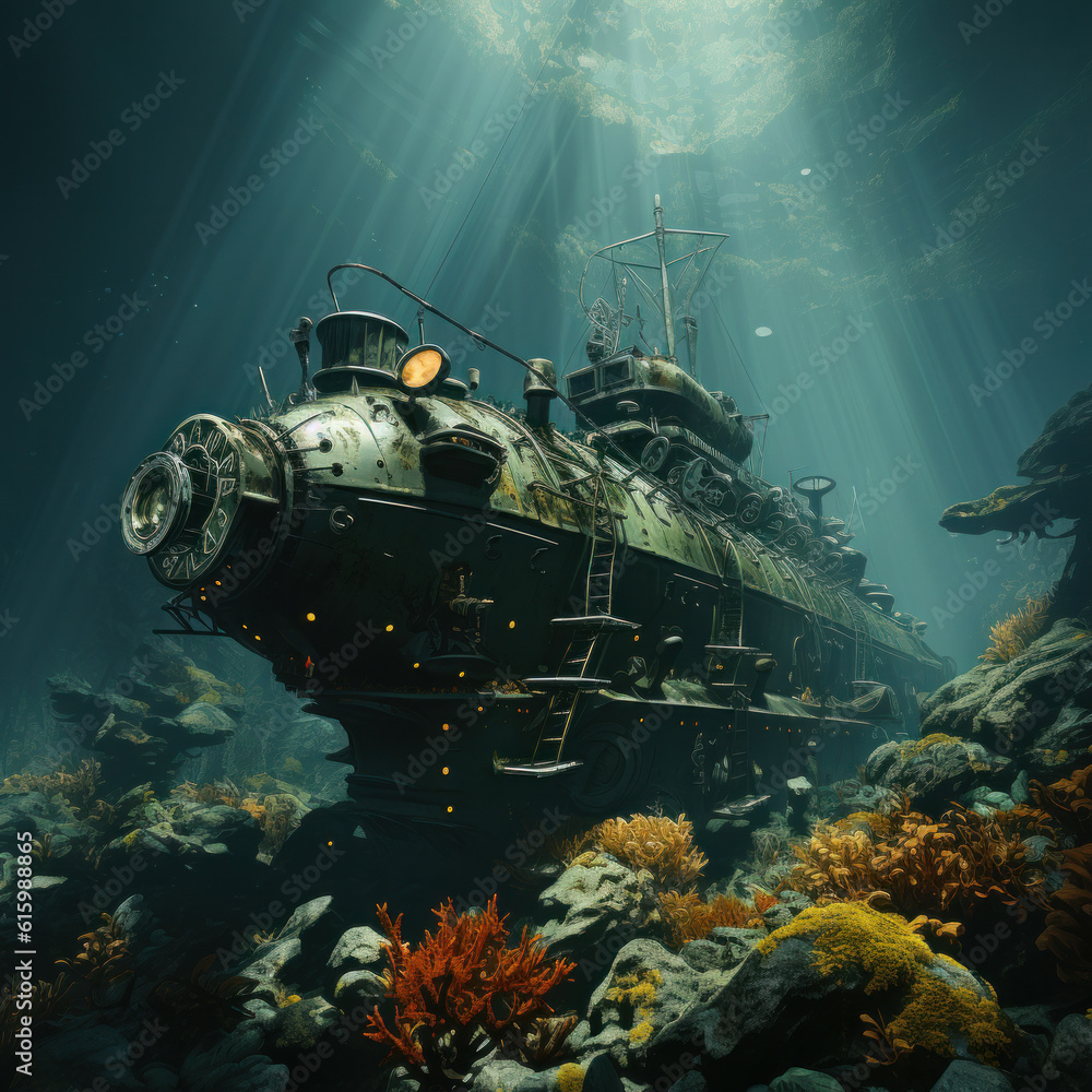 Deep Sea Submarine Exploration: Underwater Adventure in a Submarine ...
