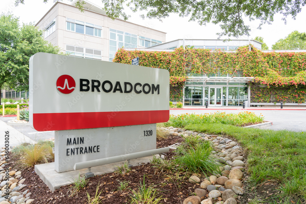 Broadcom headquarters in San Jose, California, United States - June 10 ...