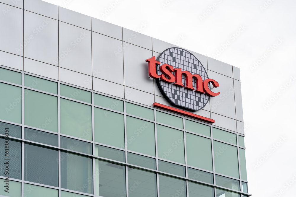 TSMC North America headquarters in San Jose, California, USA on June 10 ...