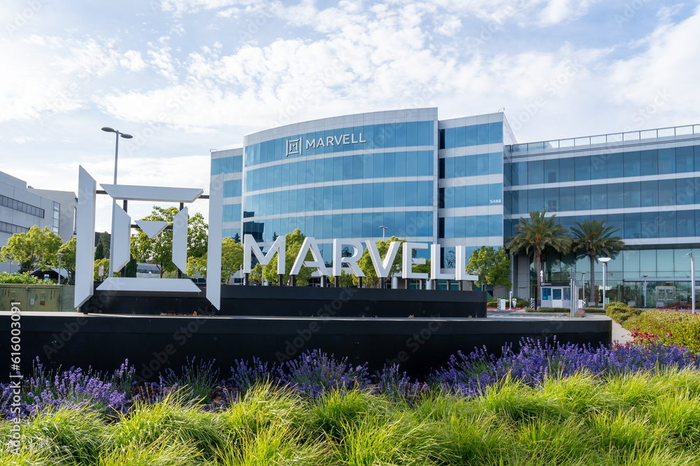 Marvell Technology office building in Santa Clara, California, USA ...