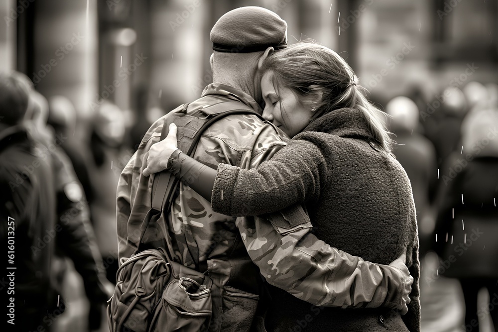 The sadness of parting, A soldier leaving for battle shares his last ...