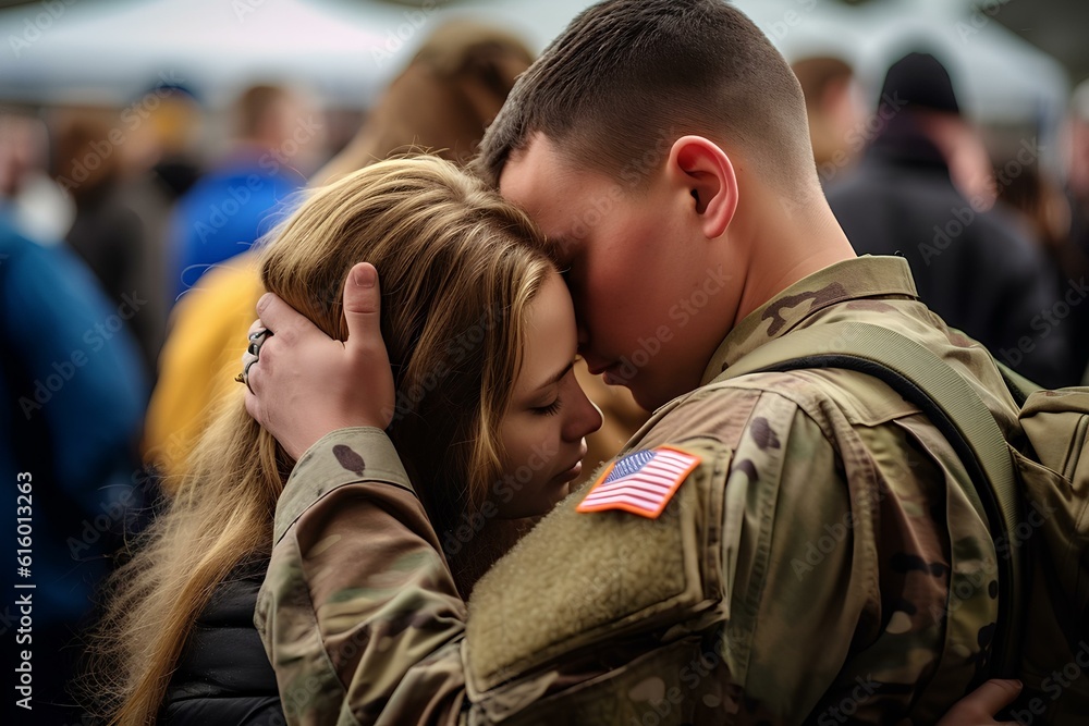 The sadness of parting, A soldier leaving for battle shares his last ...