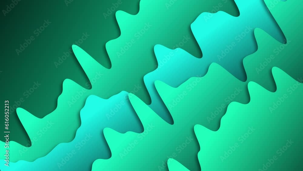 4K wavy curves sea waves animation. Wavy lines gradient background for ...