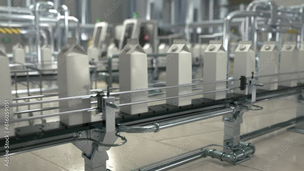 Package Distribution Mechanism At The Industrial Factory Distribution