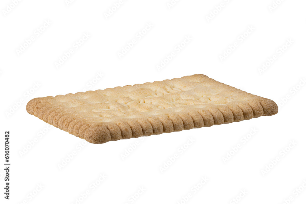 Crackers isolated on white background. With clipping path. Full depth ...