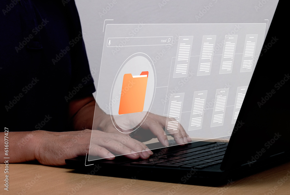 document management system concept Enterprise content management ...