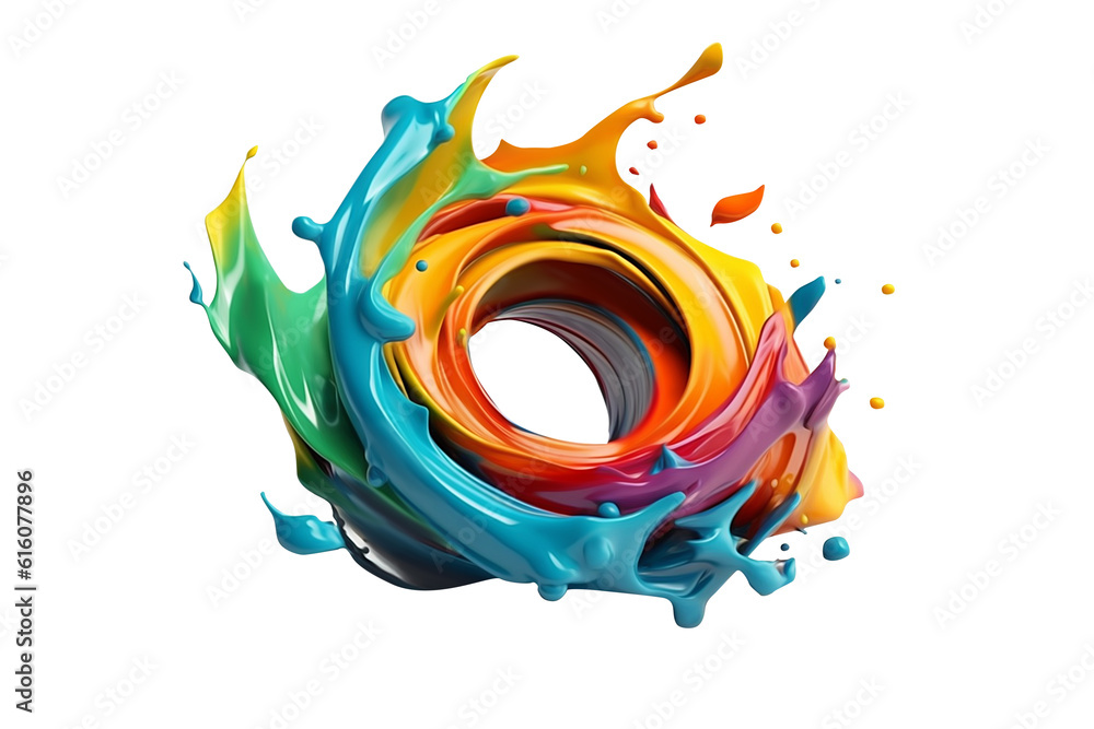 Liquid Color design background, Gradient colorful abstract swirl ...