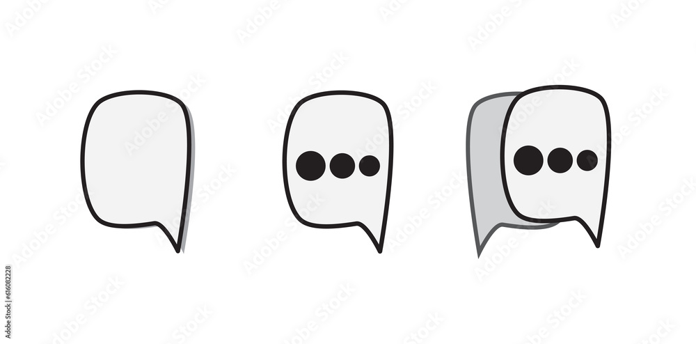 Chat Icon Vector Design For Chat Vector Message Tablog Vectone Graphics On A White Background