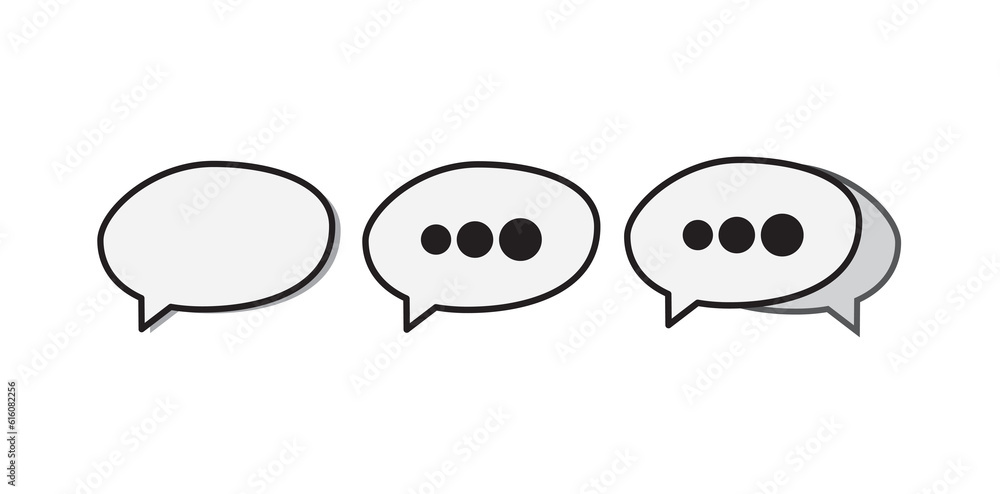 Simple messages icon, Design element for poster, emblem, sign, banner ...