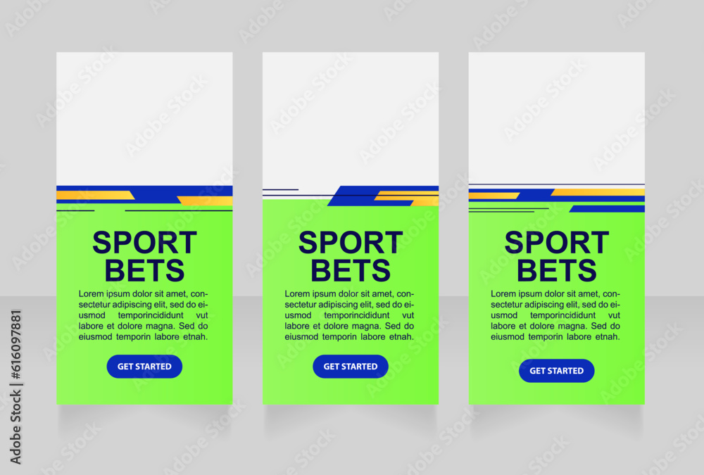 Horse racing betting promo web banner design template. Vector flyer ...