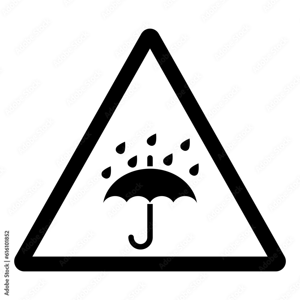 Keep Away From Water Keep Dry Symbol Sign,Vector Illustration, Isolated ...