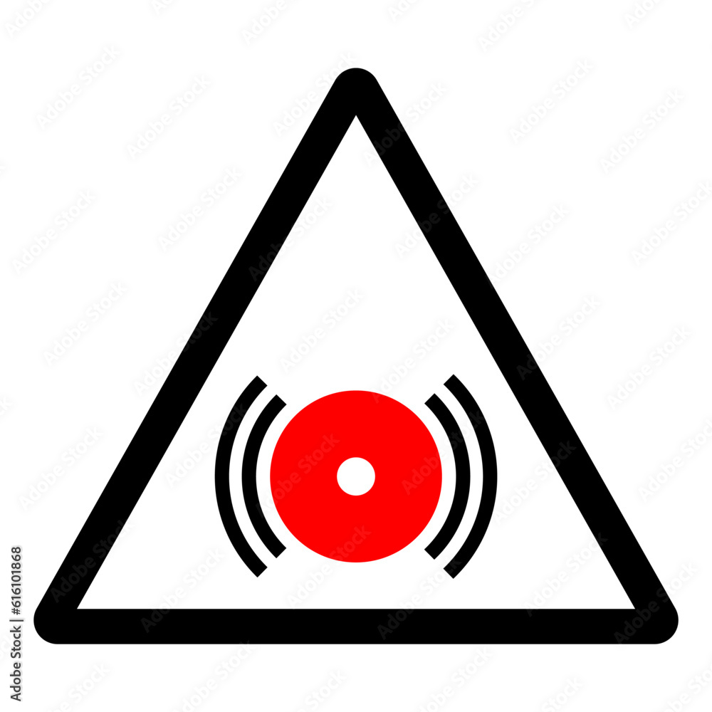 Emergency Alarm Fire Alarm Symbol Sign,Vector Illustration, Isolated On ...