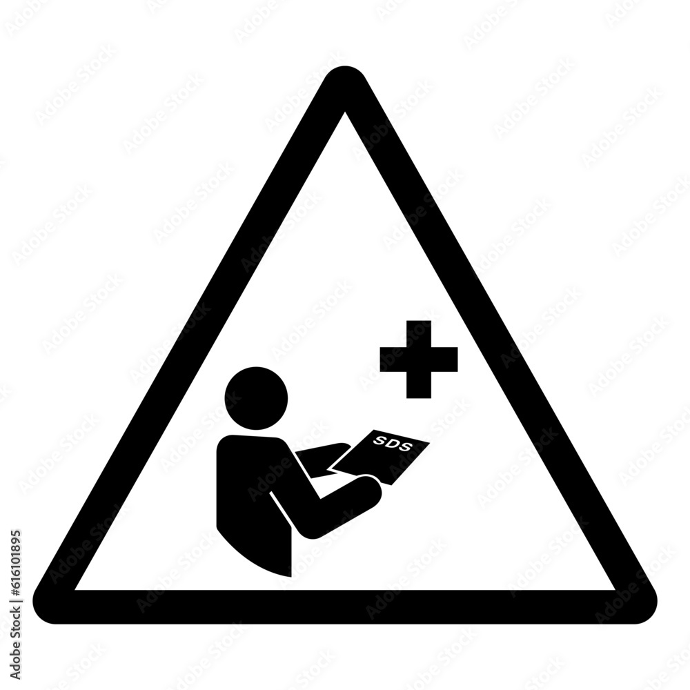 SDS Station Symbol Sign, Vector Illustration, Isolate On White ...