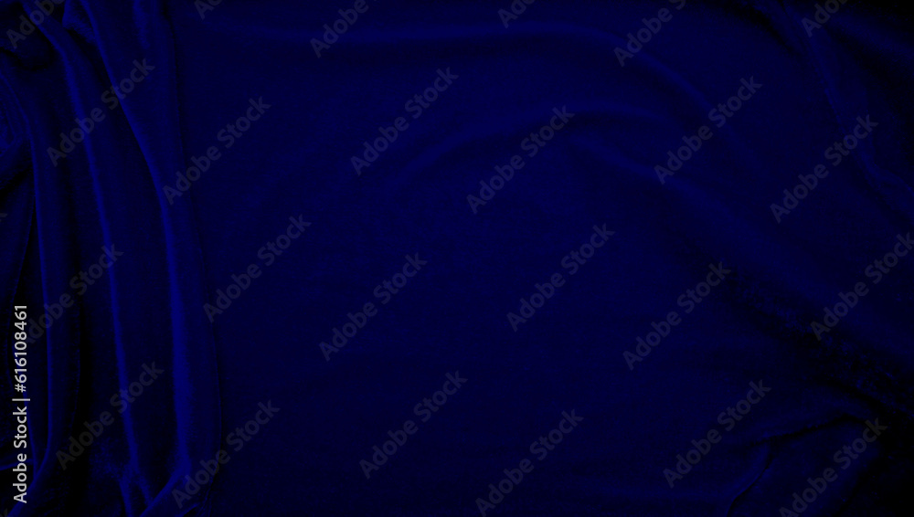 Dark bule velvet fabric texture used as background. Sky color panne ...