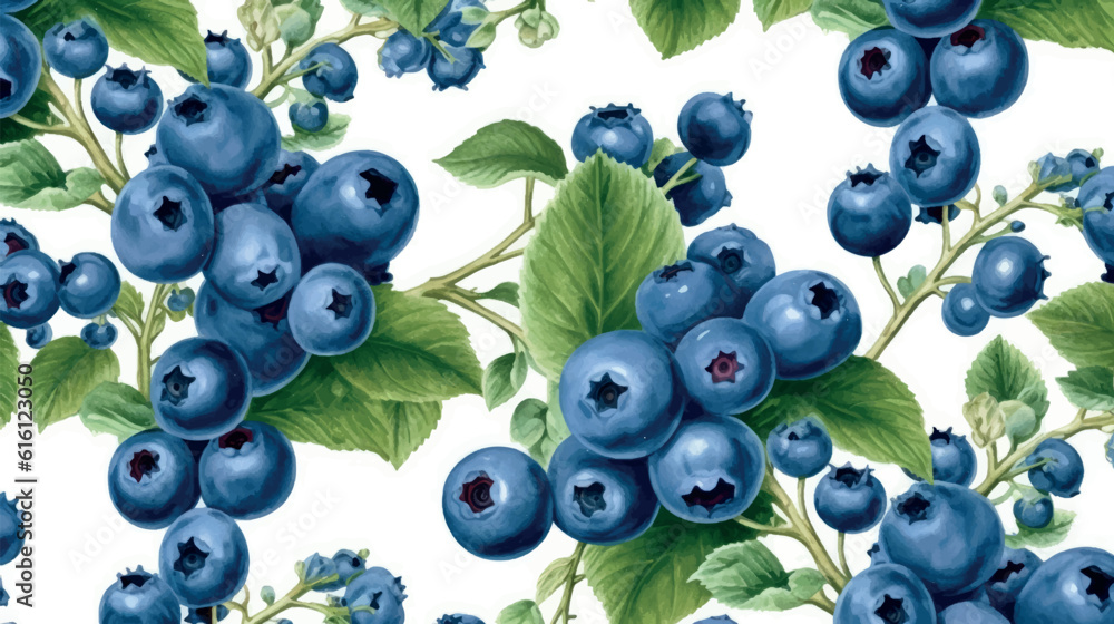 Vector illustration of blueberry texture. Blueberry template for ...