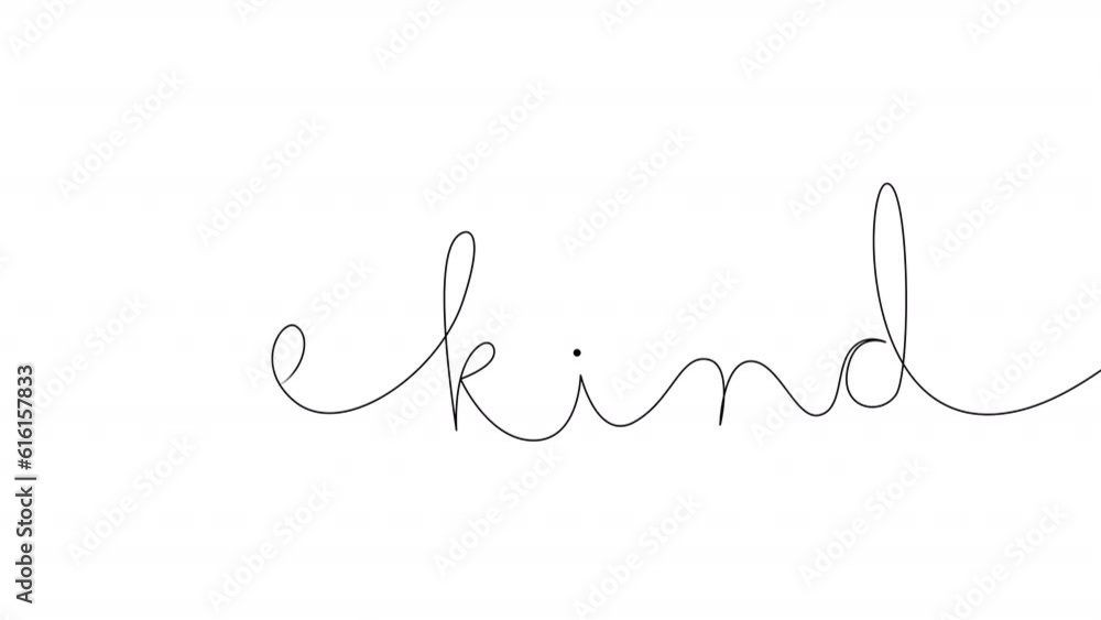 Positive thinking and affirmations phrases collection. Video lines art ...