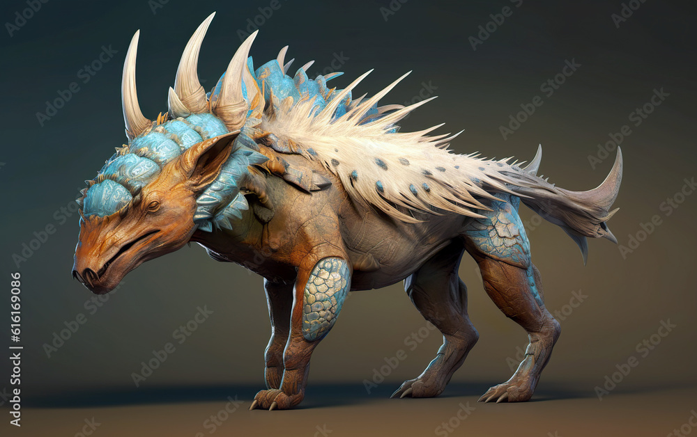 Unknown species with fine details. A special creature with a new ...