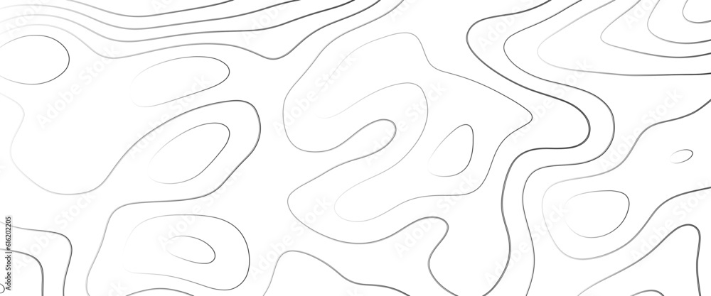 Topographic map background. Panorama view gradient multicolor wave ...