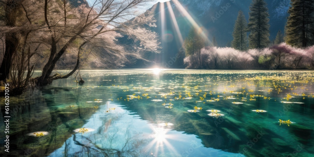 Witness the beauty of spring awakening in Valley, as nature comes alive ...