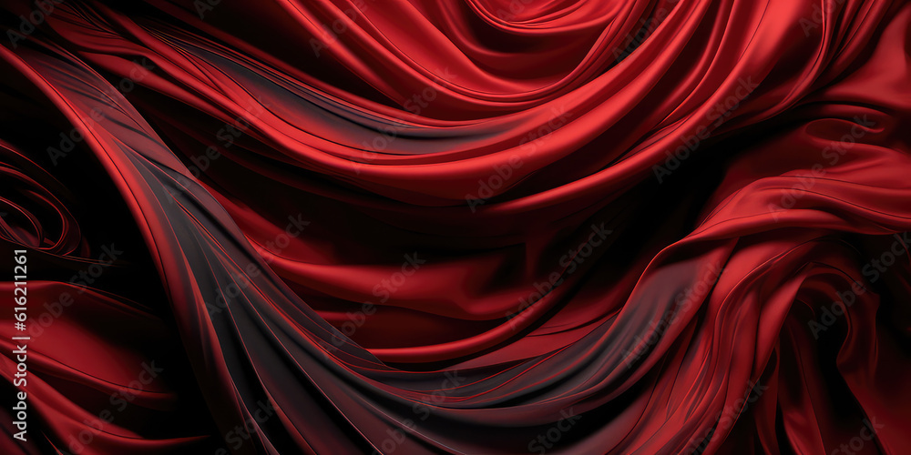 Red drape falling like wings wallpaper. A beautiful red fabric with ...