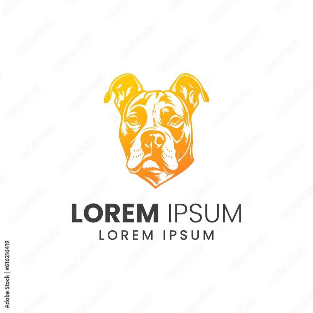 Purebred English Bulldog logo. bulldog security logo, bulldog emblem ...