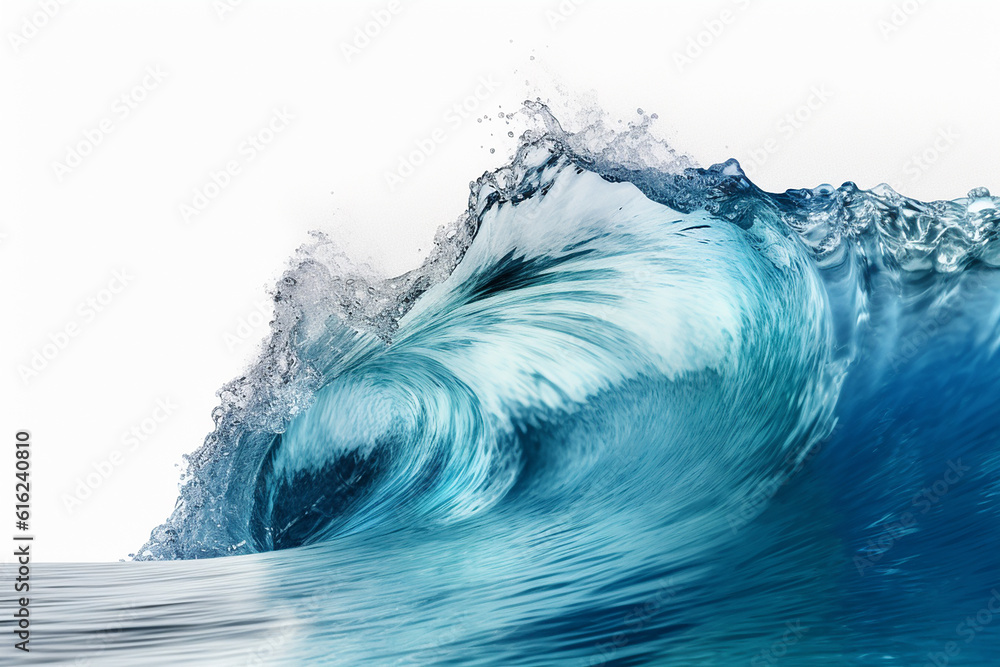 waves and splashes.An artwork showcasing the fluidity of water waves ...
