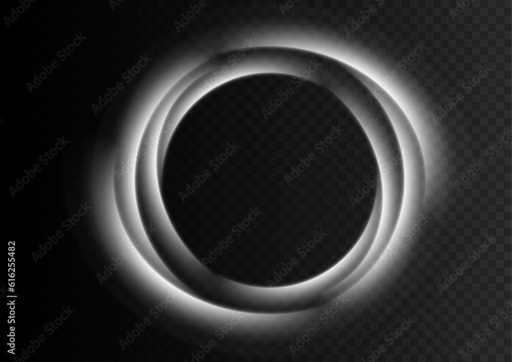 Light white Twirl. Curve white line light effect. Abstract luxury white ...