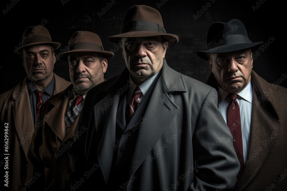 Mafia boss movie concept in dark black background, mafia movie, crime ...