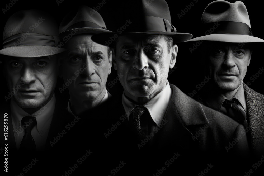 Mafia boss movie concept in dark black background, mafia movie, crime ...