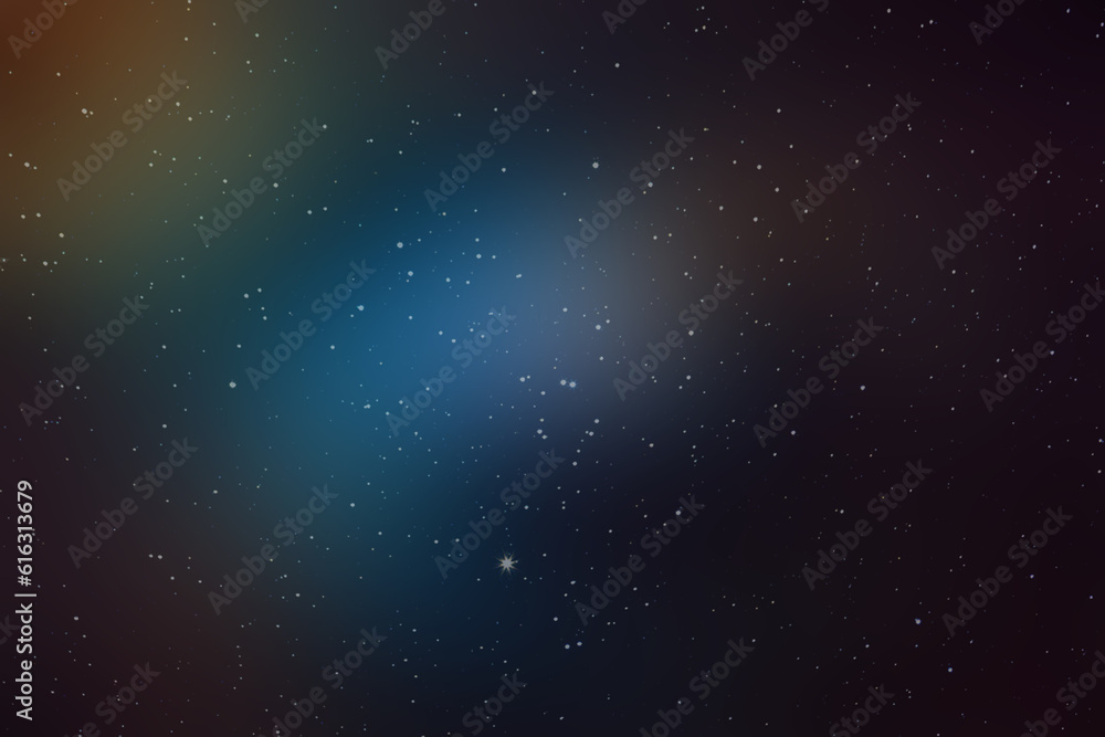 Glaxay background with sart and light.Glaxy background. Different color ...
