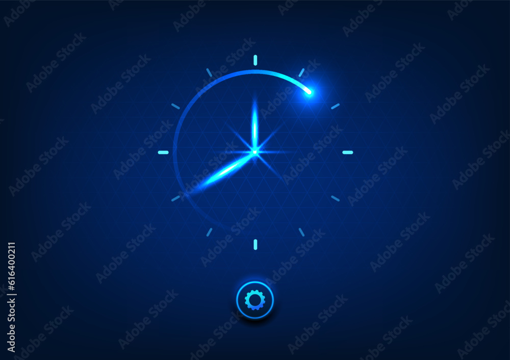 watch dial screen technology background Used to indicate time and ...