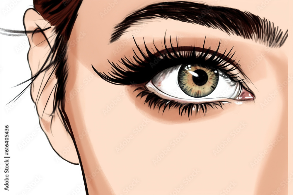 Brow Day clipart cartoon, Generative AI Stock Illustration | Adobe Stock