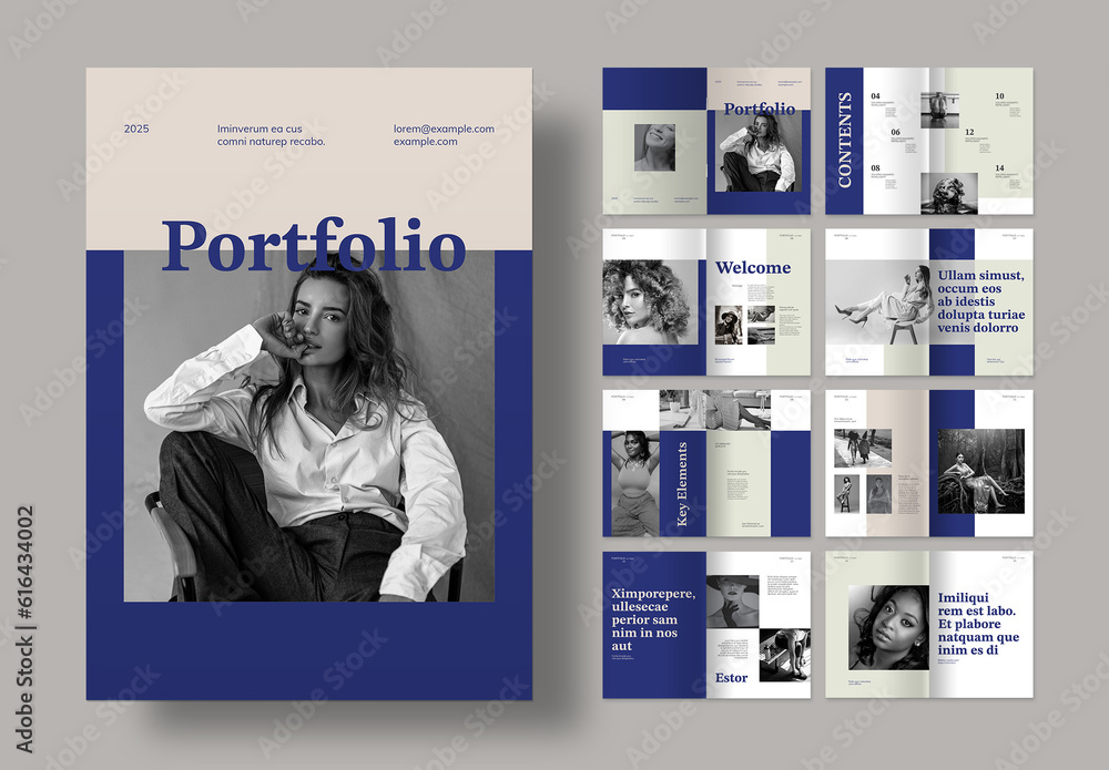 Portfolio Layout Stock Template | Adobe Stock