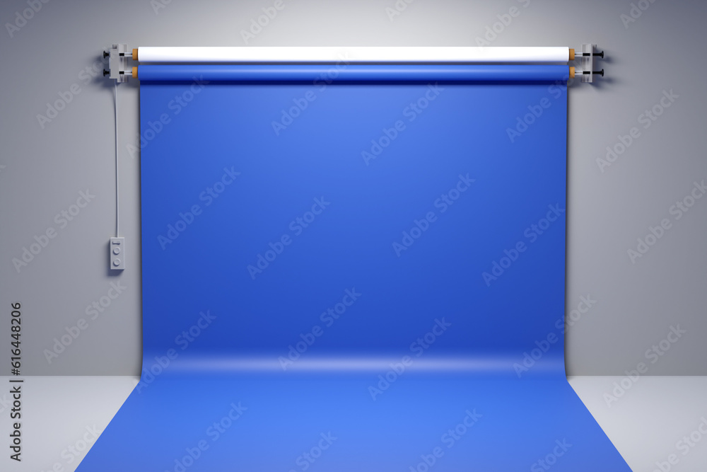 Empty photography studio background template 3d render Stock ...