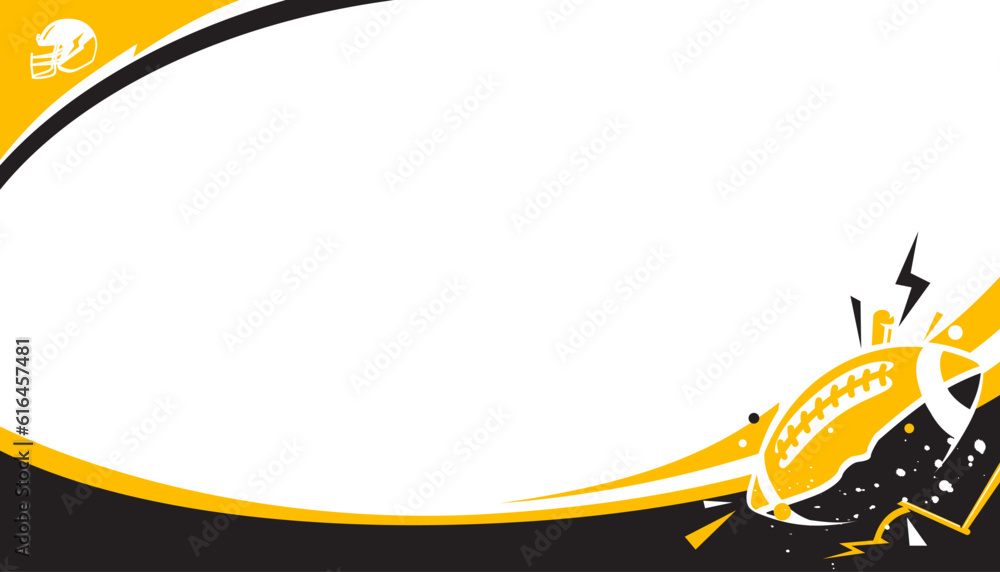 American football background design. Sports concept Stock Vector ...