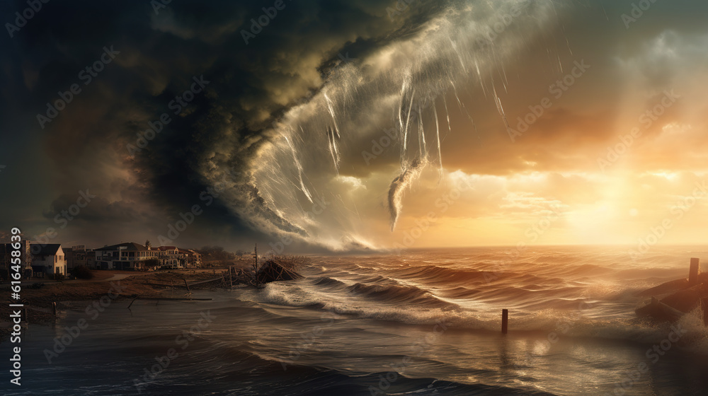 Amazing Supercell Thunderstorm Super Cyclone or Tornado Forming ...