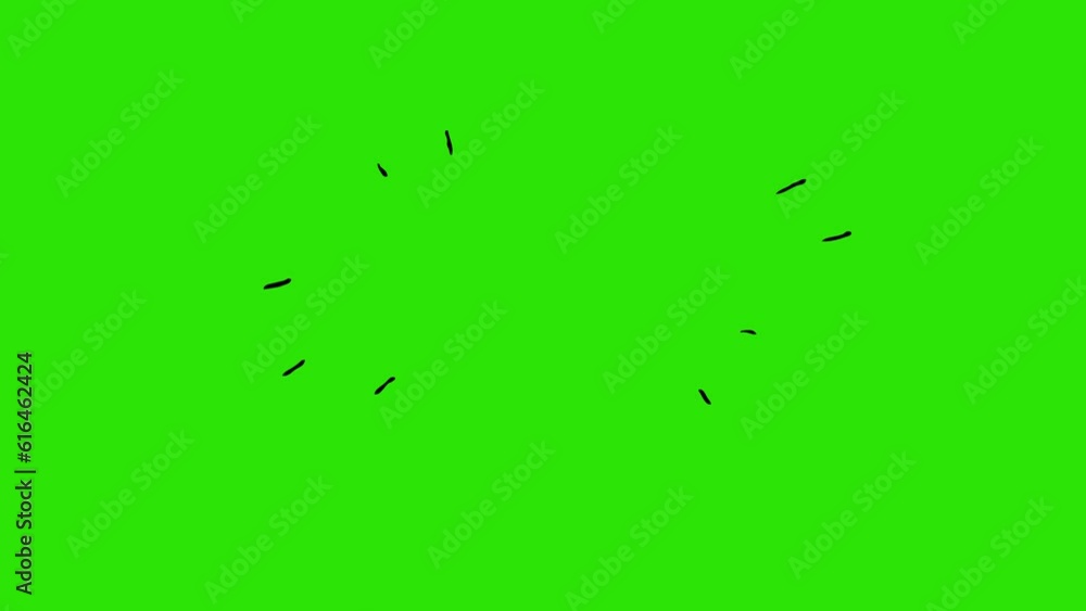 Cartoon Animated Mask, birthday concept. Carnival garland with pennants ...