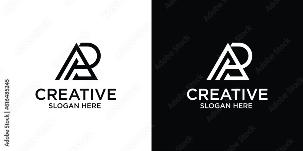 letter a p vector logo abstract template Stock Vector | Adobe Stock