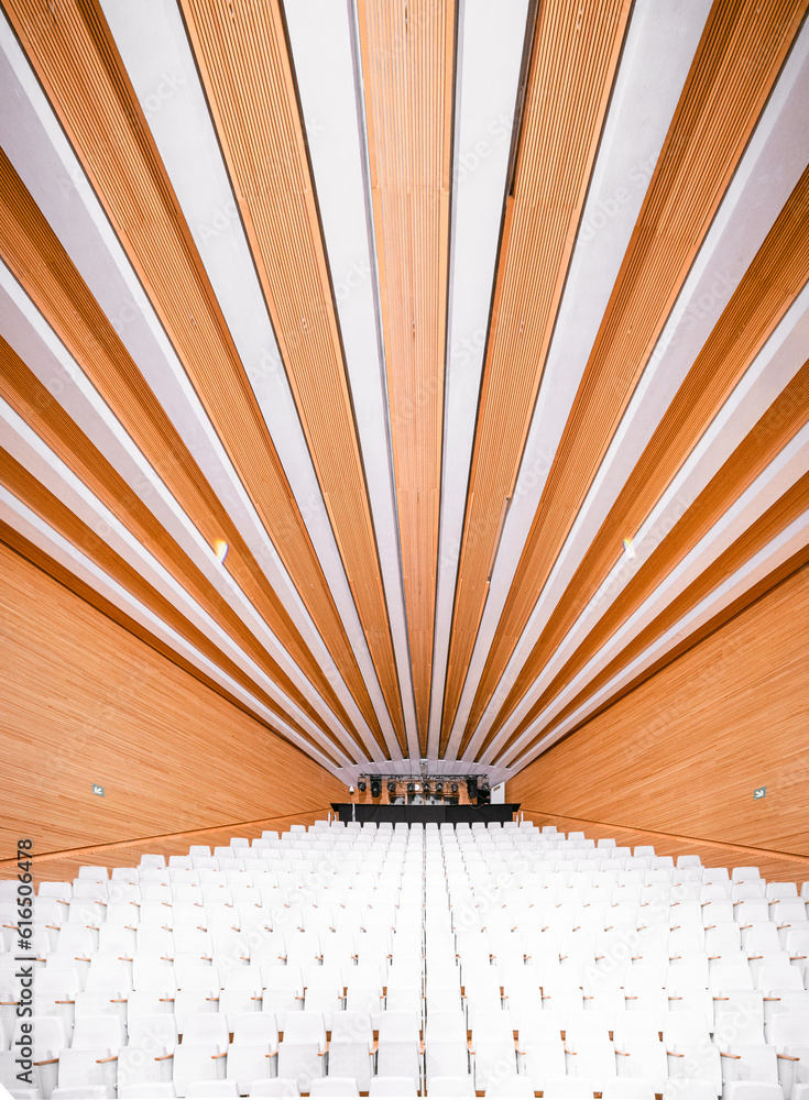 Valencia, Spain: Aula Magistral hall of Palau de Les Artes is an opera ...