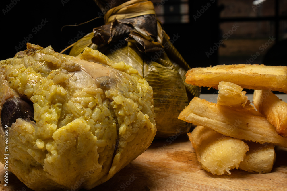 THE JUANE, TYPICAL FOOD OF THE PERUVIAN AMAZON, IS CONSUMED IN THE ...