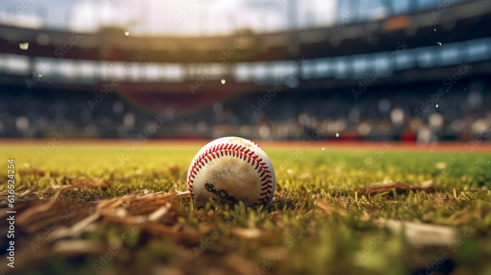baseball on grass HD 8K wallpaper Stock Photographic Image Stock ...