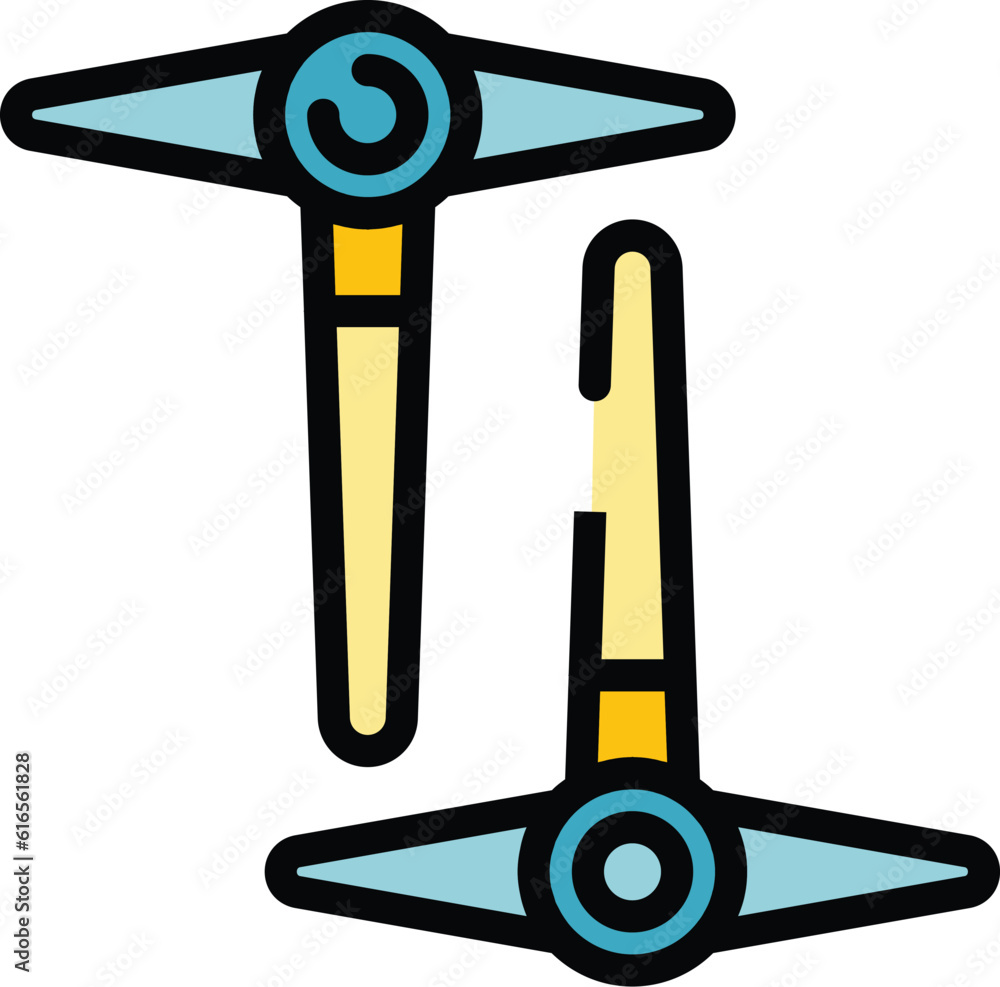 Campsite ice pick icon. Outline Campsite ice pick vector icon for web ...