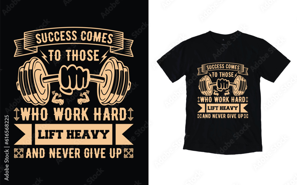 Gym t-shirt design, fitness typography t-shirt design, Crossfit ...